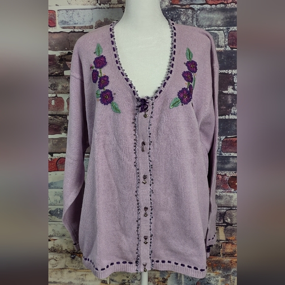 Storybook Knits | Sweaters | Storybook Knits Embellished Cardigan ...